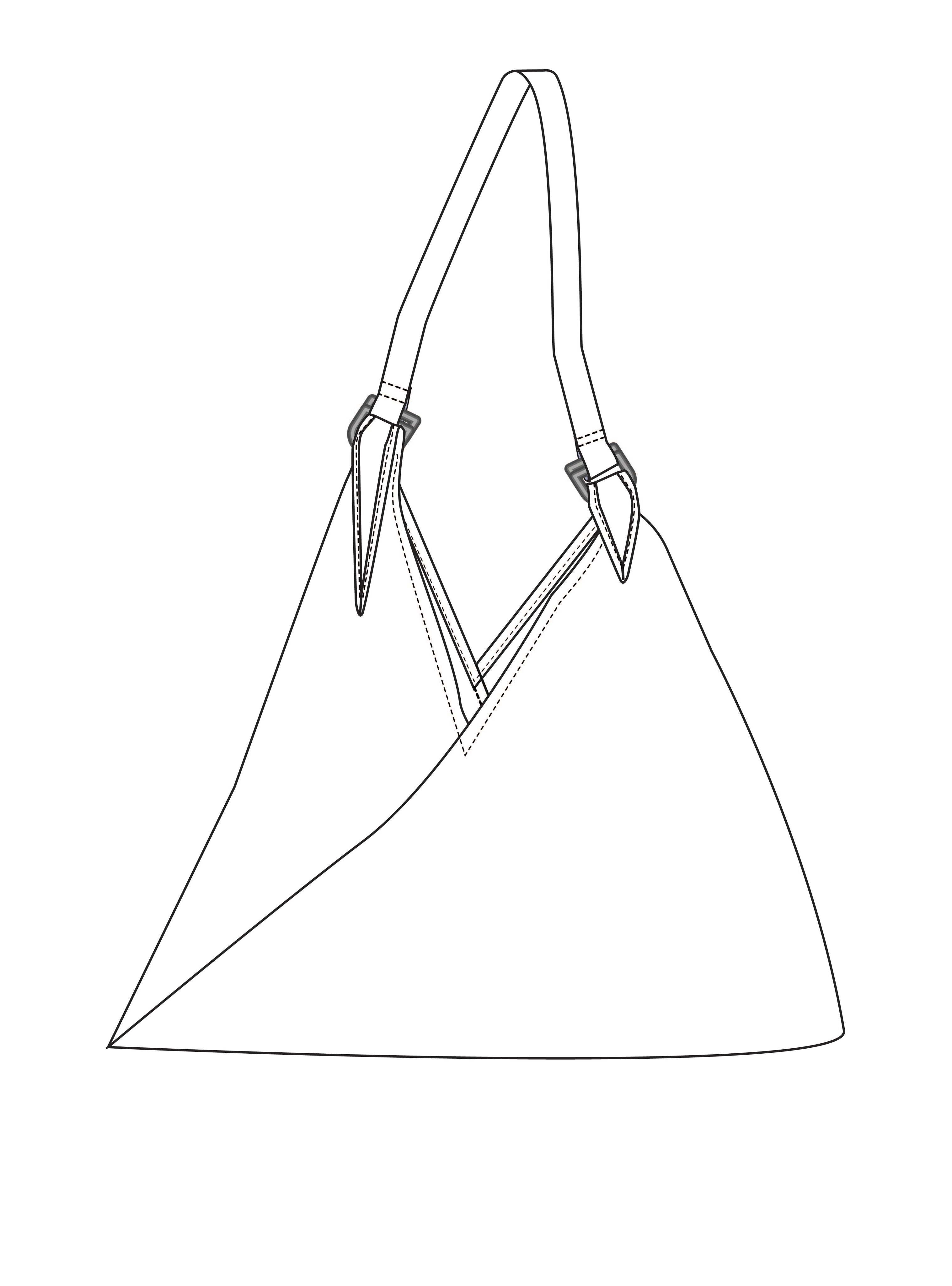 PDF Sewing Pattern - Tsuno Tie Bag - Azuma Bukuro - Tsuno Bukuro - Ben ...